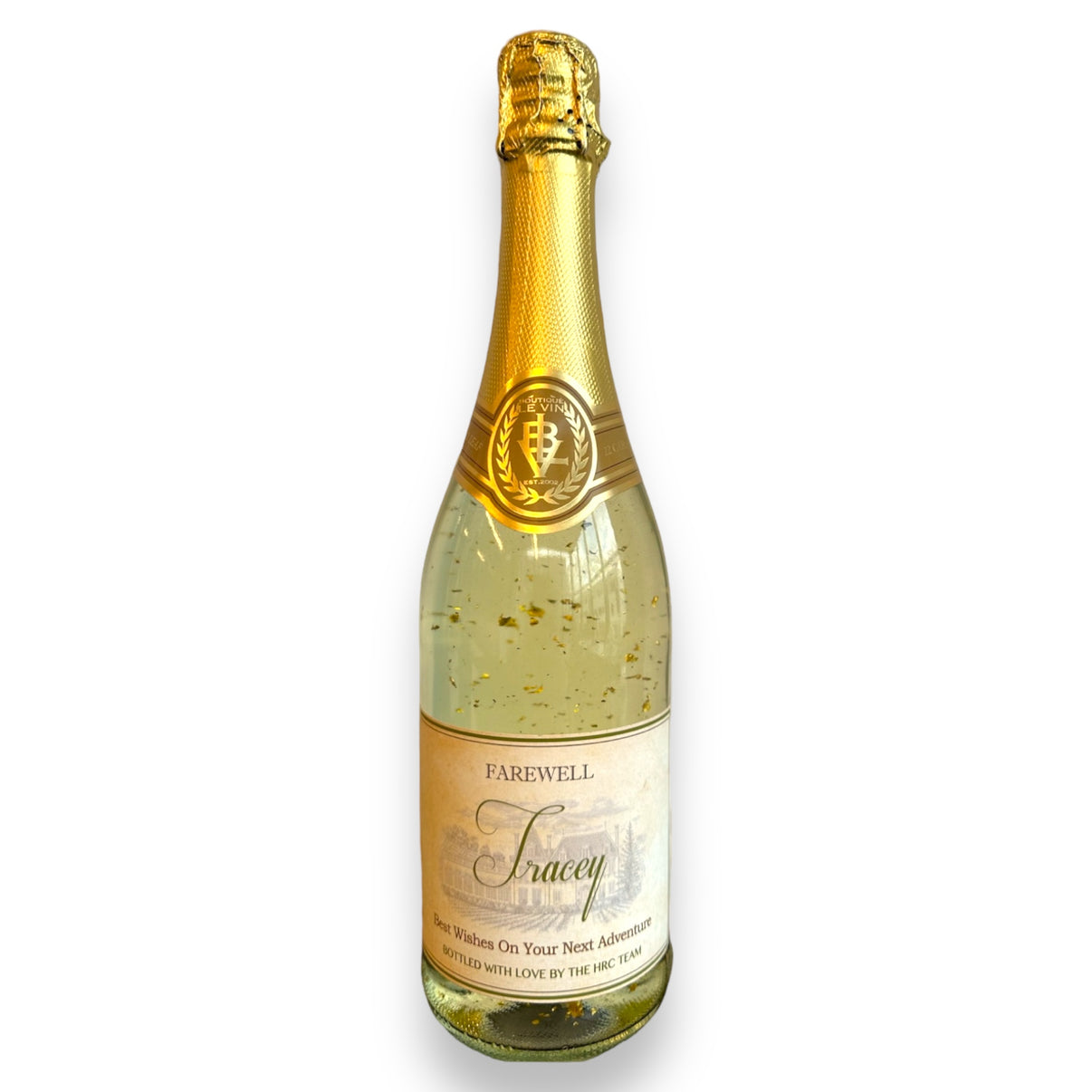 Le Vin Gold Sparkling with Château Label – Boutique Le Vin